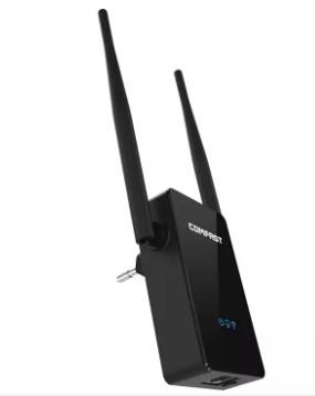 China 100-240V WiFi Wireless Repeater Amplifier 2.4G 300mbps Dual Core for sale
