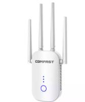 China Durable 2.4G 5G Wireless Range Extender , 4 Antennas WiFi Signal Repeater for sale