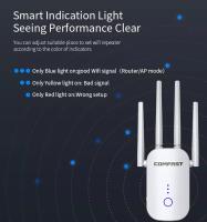 China Durable 2.4G 5G Wireless Range Extender , 4 Antennas WiFi Signal Repeater for sale