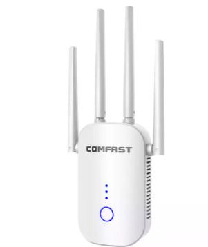 China Hotel 2.4Ghz WiFi Wireless Repeater Extender 300Mbps 196x87x32mm for sale