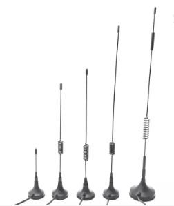 China Stable External GSM Magnetic Antenna SMA RG174 With Plastic Cover for sale