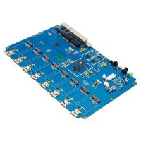 China X8 Gateway WiFi Router Circuit Board , 8 SIM Card Slot Router Controller PCBA for sale
