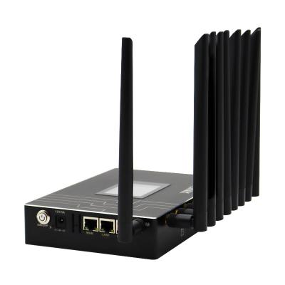 China 3 Ports 4G LTE Bandwidth Bonding Router Stable 4 SIM Card With Screen for sale