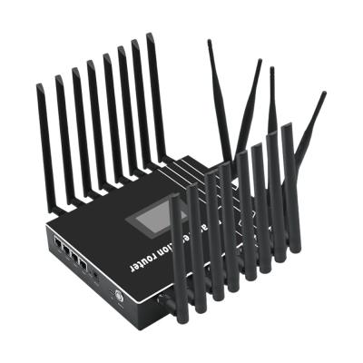 China High Speed 5G Bonnding Router With 4 SIM Broadcast Live / Screen for sale