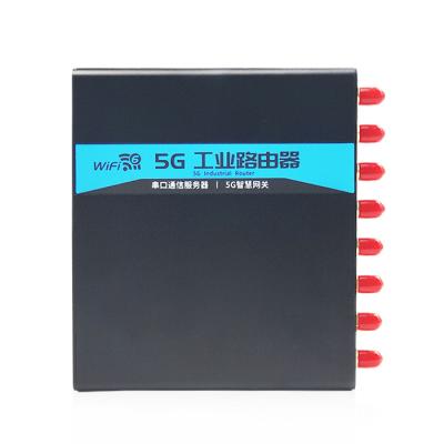 China 8 External Antennas 5G Industrial Router SIM Card Wirelss Dual Band Router for sale