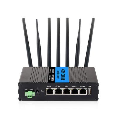 China Dual SIM Card 4G Gateway Router RS232 RS485 Industrial Network Router for sale