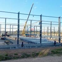 China Prefabricated Steel Structure Building Materials Real Estate Construction Steel Frame for sale