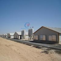 China Galvanised Steel Structure Poultry House Customized With Insulated Panels for sale