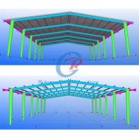 China High Durability Steel Basketball Court Smooth Surface Steel Structure Gymnasium for sale