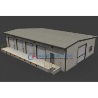 China Seismic Resistant Steel Structure Factory Building , Galvanized Steel Warehouse Construction for sale