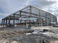 China Hot Dip Galvanized Prefab Steel Structure Metal Warehouse Building Industrial for sale