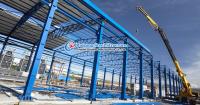 China Professional Designed Gable Roof PEB Steel Structure Storage Building for sale