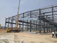 China Modern / Contemporary Customized Steel Structure Warehouse For Outdoor Storage Workshops for sale