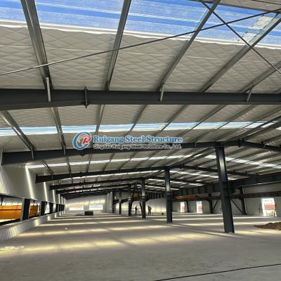 China Galvanized Or Painted Structural Prefabricated Steel Warehouse Industrial for sale