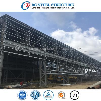 China Modern Prefabricated Industrial Metal Building Steel Structure Warehouse Industrial Workshop Shed Office Hall Construction for sale