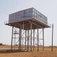 China Steel Structure Stand Water Tank Or Reliance Tank With Elevated Tank Tower Customized Designed for sale