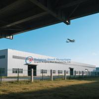 China Robust Customized Steel Structure Warehouse With Wide Clear Spans Galvanized Or Painted Surface for sale