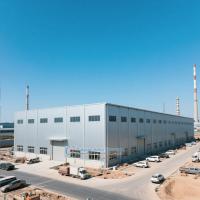 China Customized Prefabricated Steel Structure Warehouse Building With Insulated Panels And Light Steel for sale