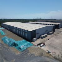 China Custom Steel Structure Warehouse with Concrete Foundation for sale