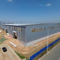 China Custom Steel Structure Warehouse with Translucent Panels for Natural Lighting for sale