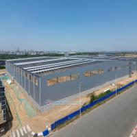 China Large Span Prefabricated Steel Structure Workshop Building For Factory With High Quality Frame for sale