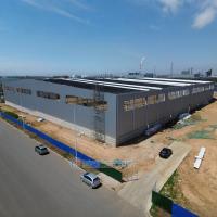 China Prefabricated Steel Frame Industrial Building For Commercial Use With Custom Design for sale