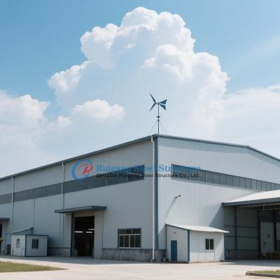 China Large Span Prefabricated Steel Structure Industrial Warehouse For Logistics And Commercial for sale