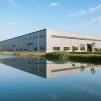 China Customized Large Span Prefabricated Steel Structure Building For Industrial Factory And Warehouse for sale