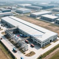 China Factory Direct Prefabricated Steel Frame Industrial Building For Workshop With Light Steel for sale