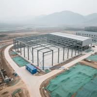 China Prefabricated Steel Frame Building Metal Building Pre-Engineered Warehouse for sale