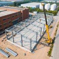 China Factory Direct Prefabricated PEB Steel Structure Warehouse For Storage With High Quality Sandwich Panel for sale