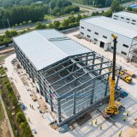 China Factory Direct Prefabricated PEB Steel Structure Warehouse For Storage With High Quality Sandwich Panel for sale