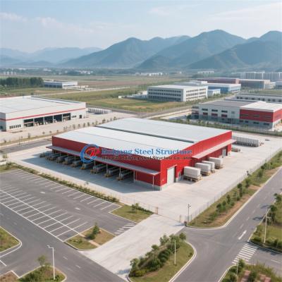 China Large Span Fireproof Prefabricated House Steel Structure Workshop Warehouse for sale