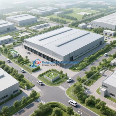 China Prefabricated Steel Frame Structure Prefab Storage Garage Metal Buildings for sale