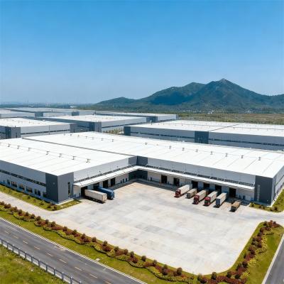 China Prefab Prefabricated Steel Structure Beam Frame Warehouse Workshop for sale