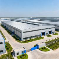 China Large Span Prefabricated Steel Structure Frame Pre-Engineered Metal Commercial Building for sale