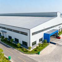 China Wind Load Resistant Prefabricated Steel Structure with Hot-dip Galvanization and Bolted or Welded Connection for sale