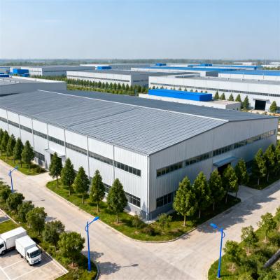 China PEB Steel Structure with Wind Load Up to 300 km/h Hot-dip Galvanization and Bolted or Welded Connection for sale