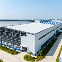 China Prefab Steel Building with Clear-Span Design, 50+ Years Lifespan, and Galvanized Surface for Industrial Use for sale