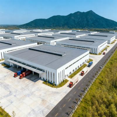 China Wind Load Resistant Hot-dip Galvanized Pre Engineered Building with Bolted or Welded Connection for sale
