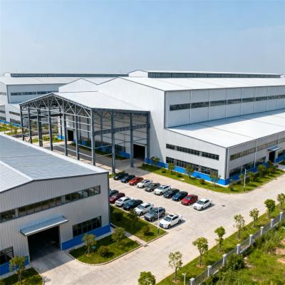 China Low-Cost Prefabricated Steel Frame Metal Warehouse with Easy Assembly for sale