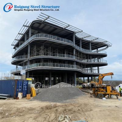 China Modern Steel Structure Building Multi-Story Prefabricated Office Building Hotel for sale