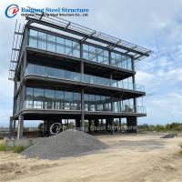 China Prefabricated Steel Structure Building with Q355/Q235 Steel Grade, Hot-Dip Galvanization, and Wind Load Up to 300 km/h for sale