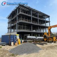 China Low Cost Multi-Story Steel Building with Hot-dip Galvanization and Wind Load Up to 300 km/h Using Q355/Q235 Steel Grade for sale