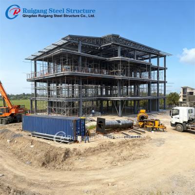 China Prefab Multi Story Building Warehouse Steel Structure Workshop Warehouse Construction for sale