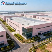 China Factory Price Prefab Steel Structure Warehouse with 300 km/h Wind Load, Hot-dip Galvanization, and Clear-Span Design for Industrial Storage for sale