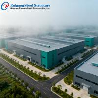 China PEB Steel Structure Prefabricated Steel Building with Wind Load Up to 300 km/h Hot-dip Galvanization and Bolted or Welded Connection for sale