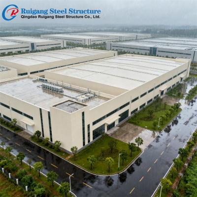 China Quick Assembly Pre Engineered Building with Wind Load Up to 300 km/h and Hot-dip Galvanization Steel Frame Structure for sale