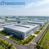 China Durable Pre-Engineered Building with Wind Load Up to 300 km/h, Hot-dip Galvanization, and Bolted or Welded Connection for sale