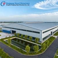 China PEB Steel Structure Pre-engineered Building with Wind Load Up to 300 km/h Hot-dip Galvanization and Bolted or Welded Connection for sale